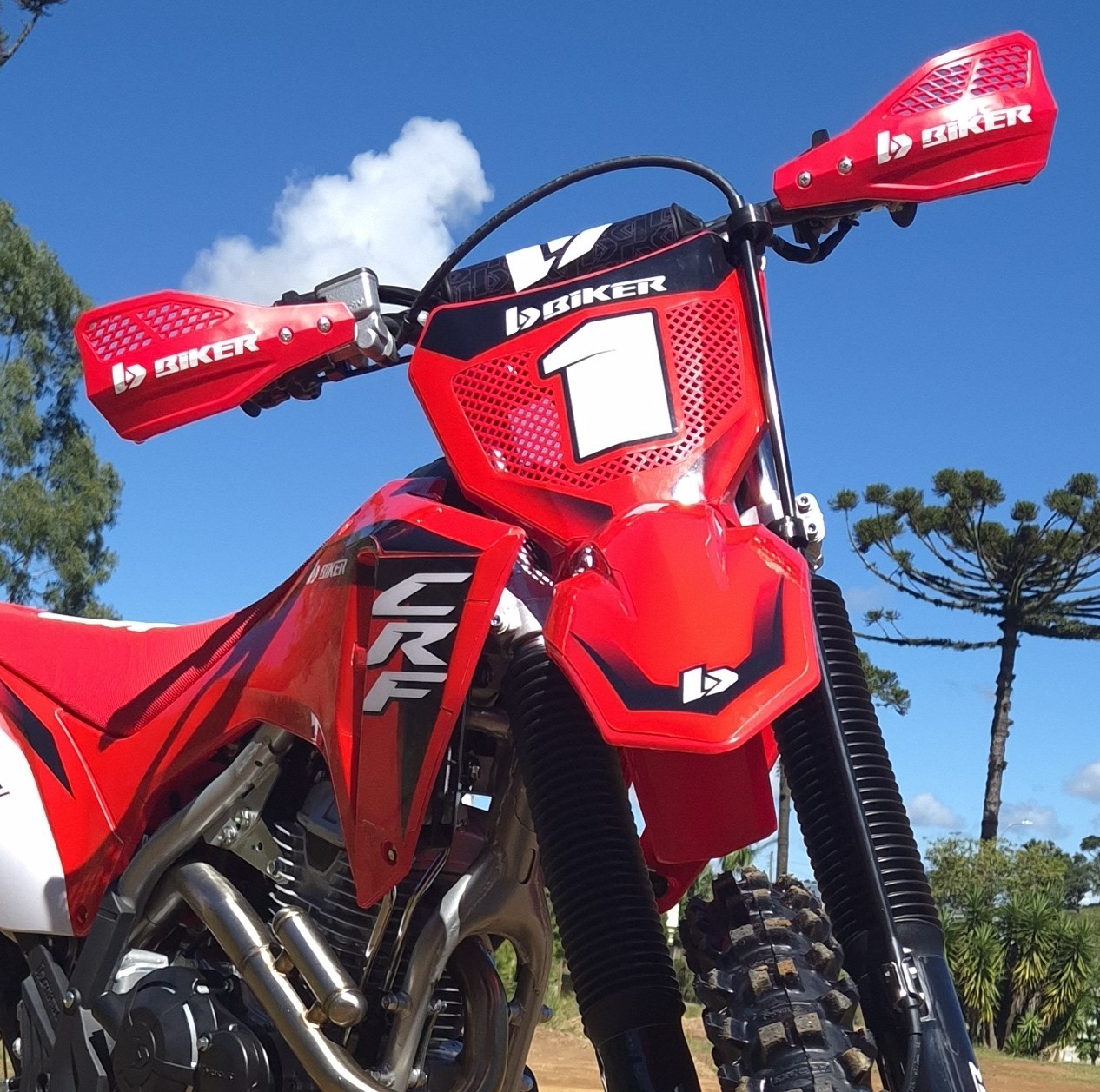 VENTED NUMBER PLATE - GRAY | Biker Acessórios