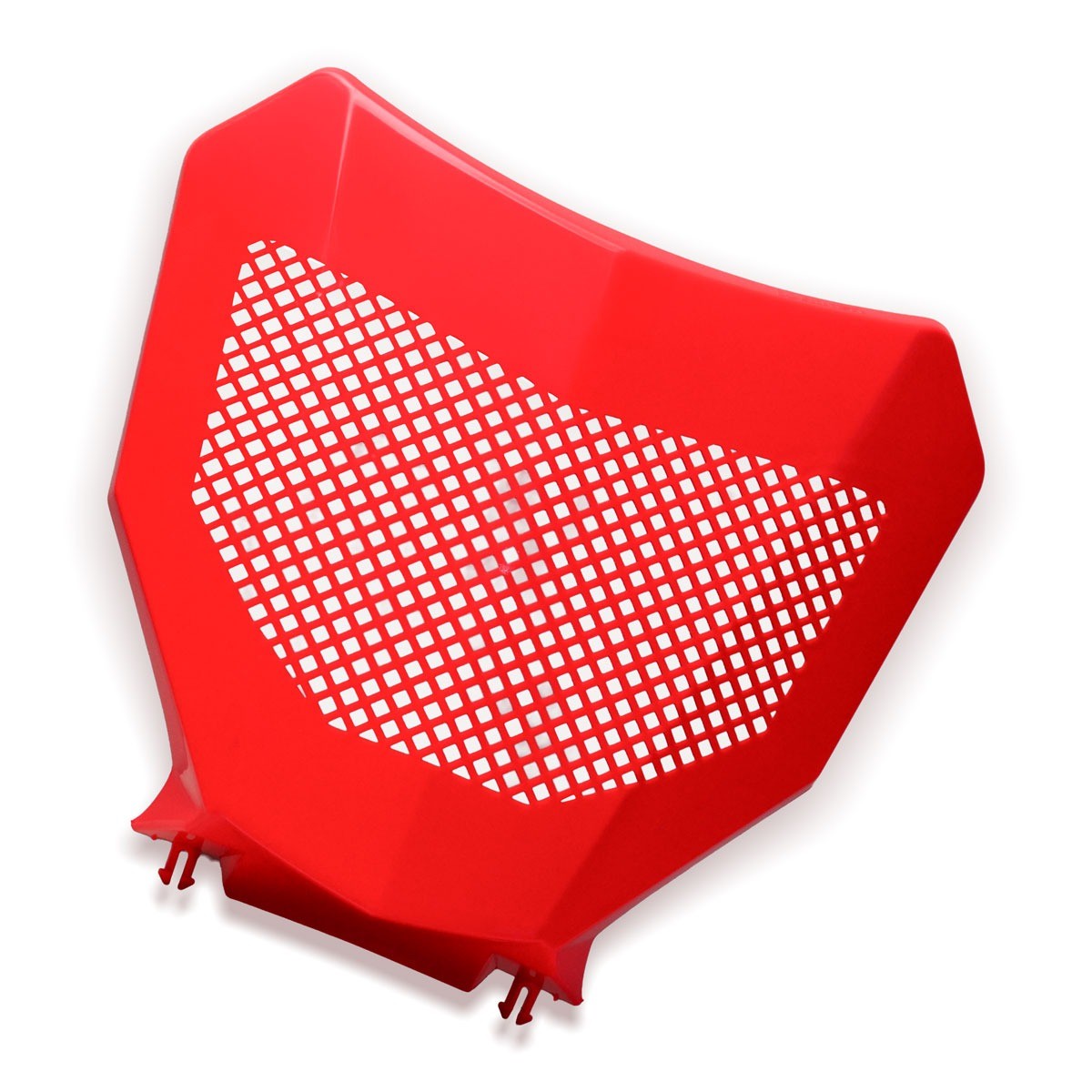 VENTED NUMBER PLATE - RED | Biker Acessórios