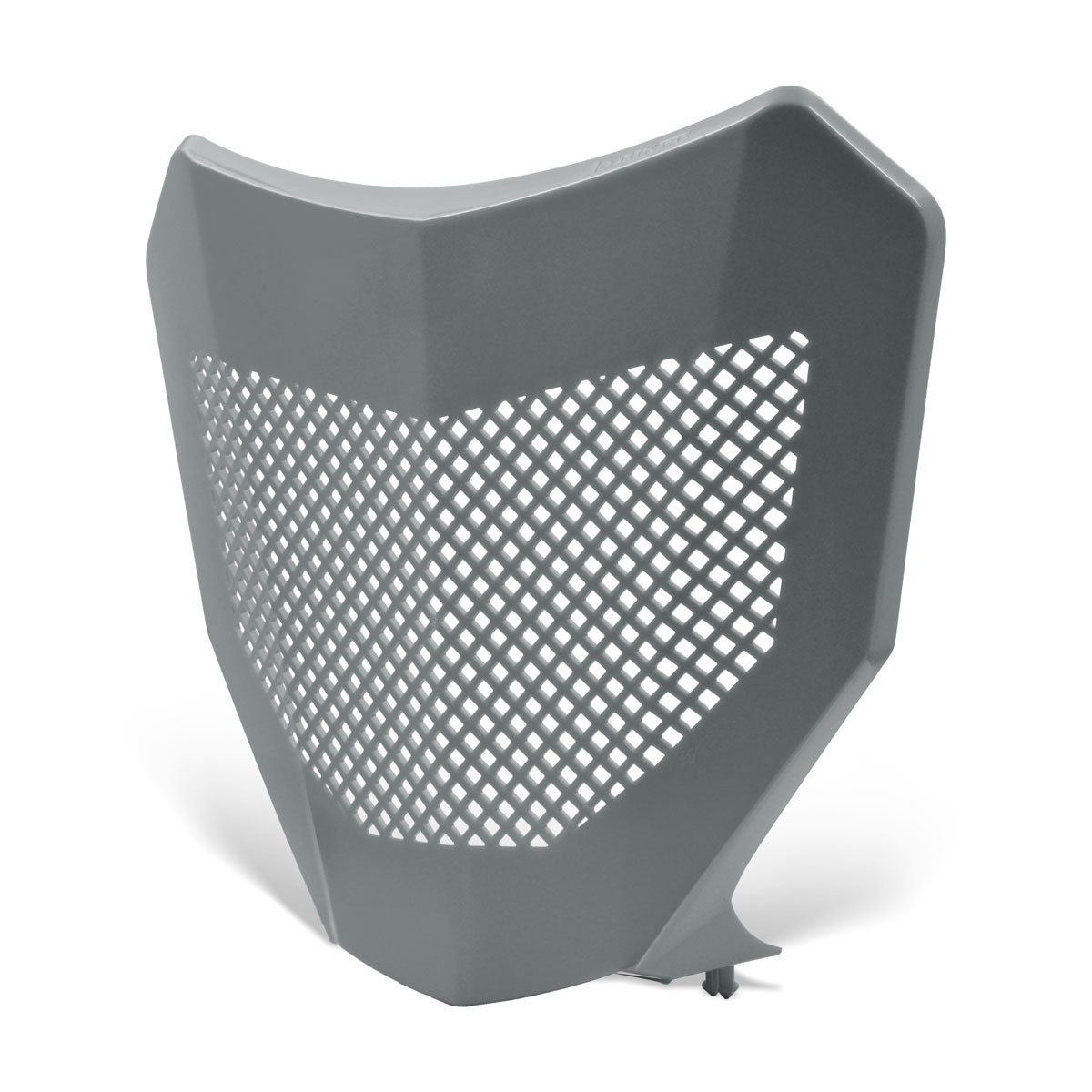 VENTED NUMBER PLATE - GRAY | Biker Acessórios